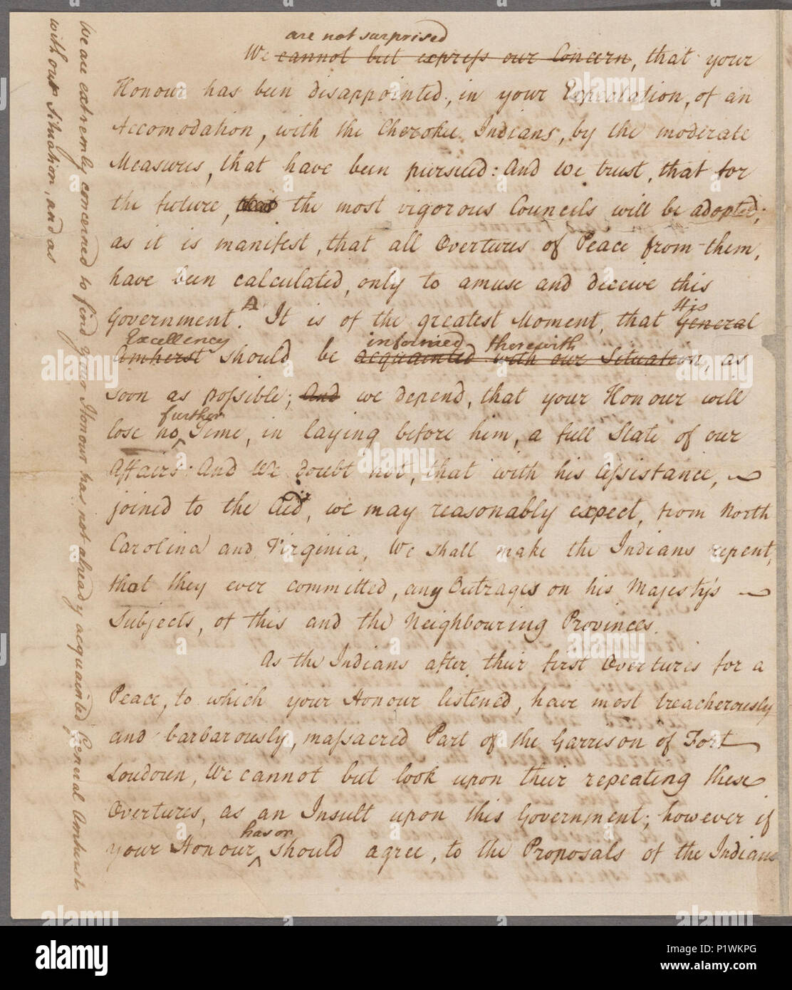 (Bull, William) Address to Lt. Gov. William Bull by the South Carolina ...