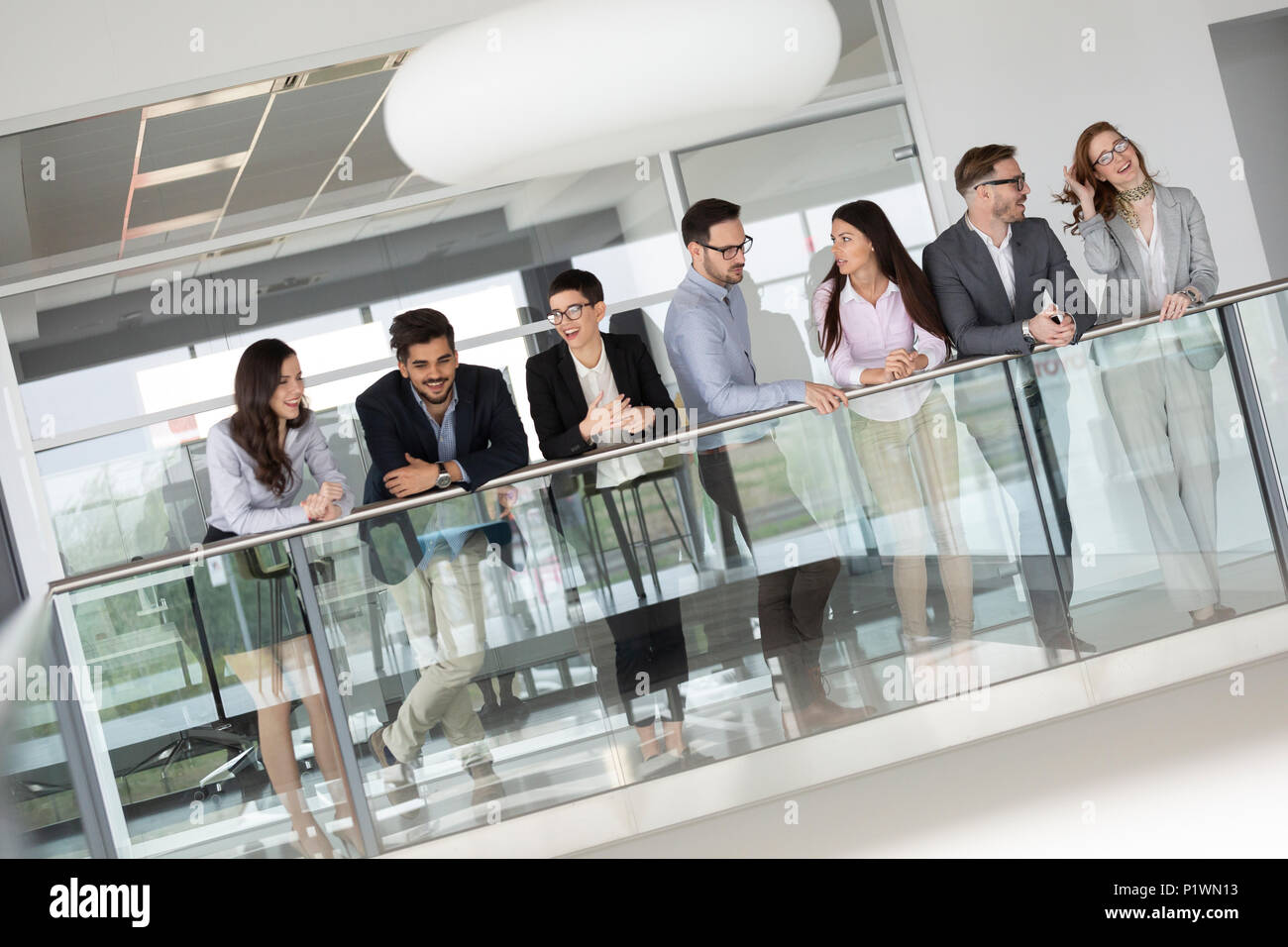 Business people having fun in office Stock Photo - Alamy