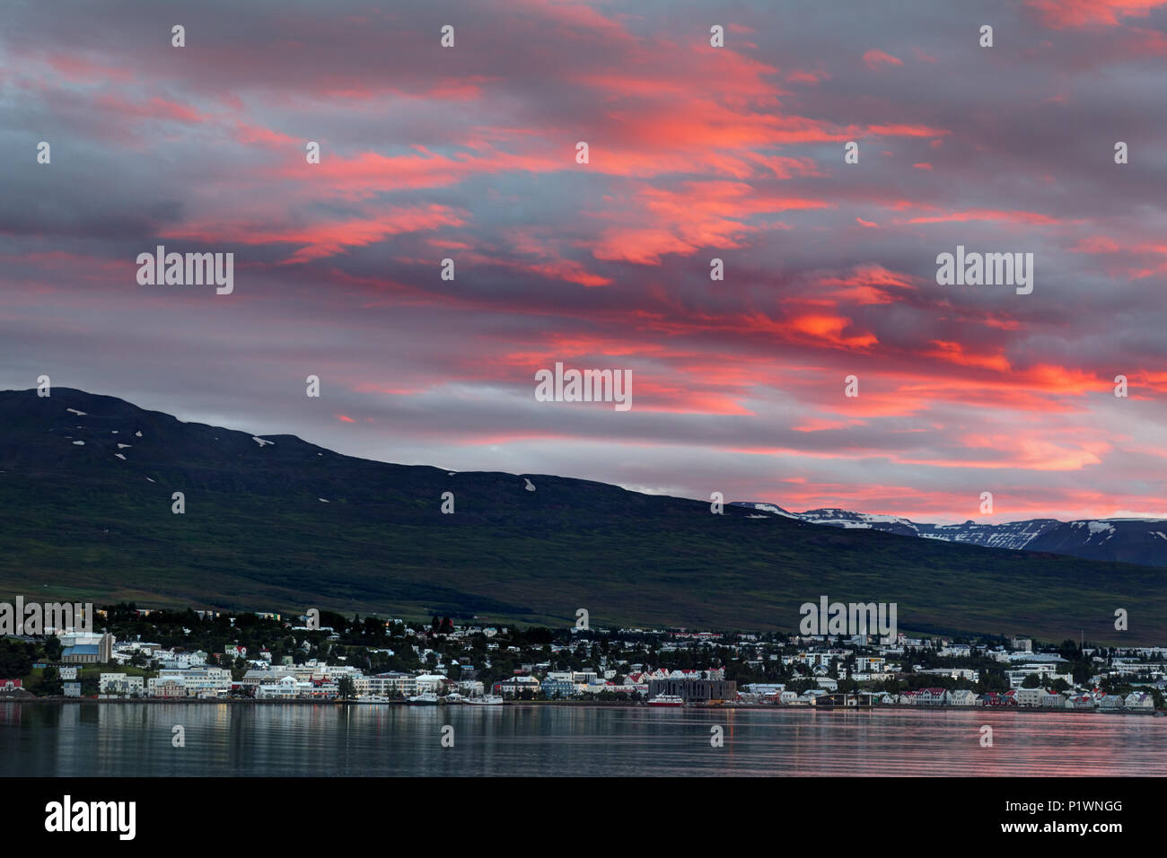 Eyjafjordur fjord akureyri iceland hi-res stock photography and images ...