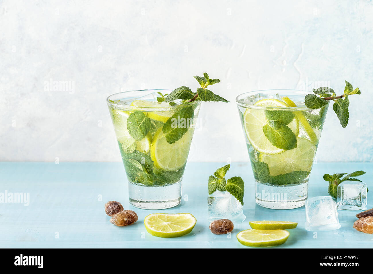 Mojito with mint hi-res stock photography and images - Alamy