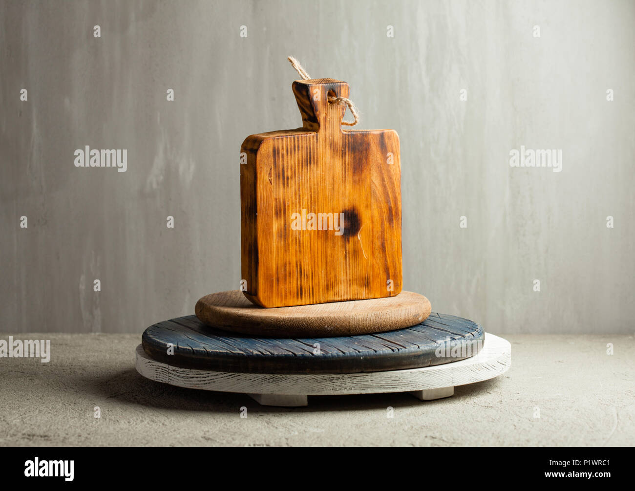set of chopping boards Stock Photo - Alamy