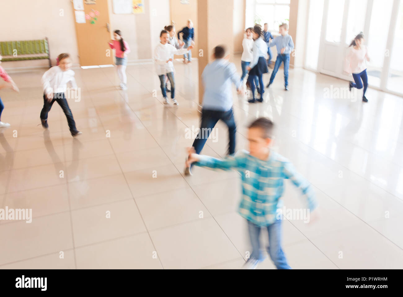 Children during break Stock Photo - Alamy