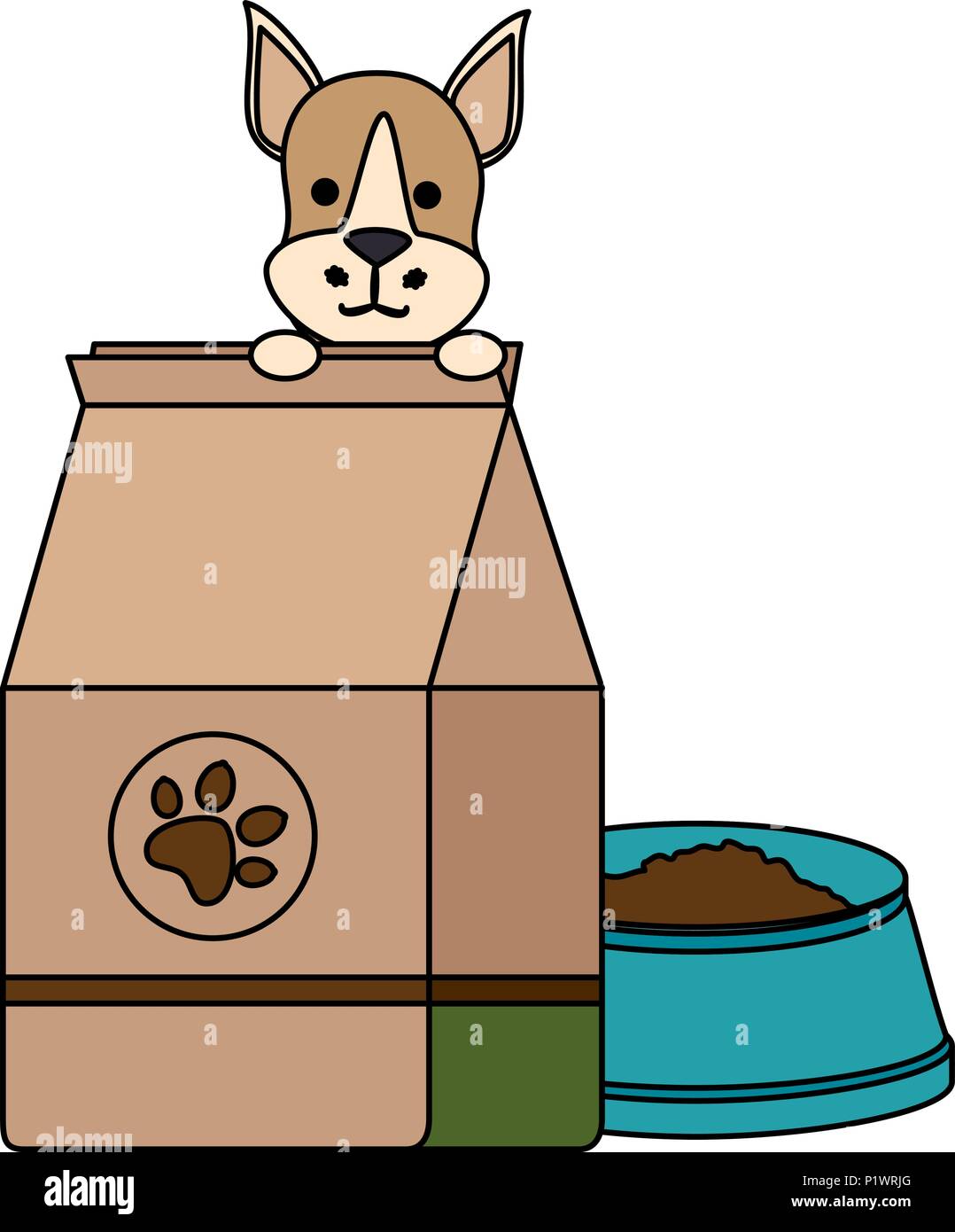 Kitten pack food icon Stock Vector Images - Alamy
