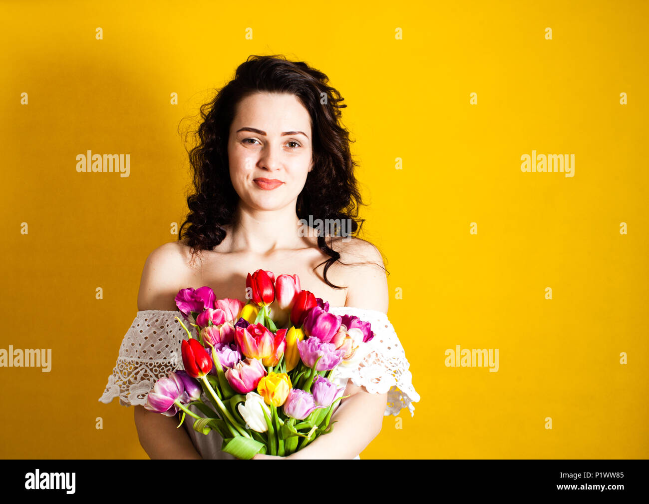 The wonderful tulips for spring mood Stock Photo - Alamy