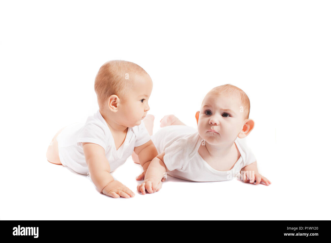 children isolated on white Stock Photo - Alamy