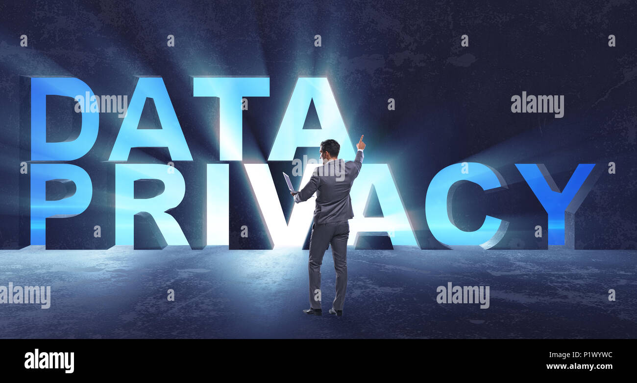 Data privacy concept in modern IT technology Stock Photo - Alamy