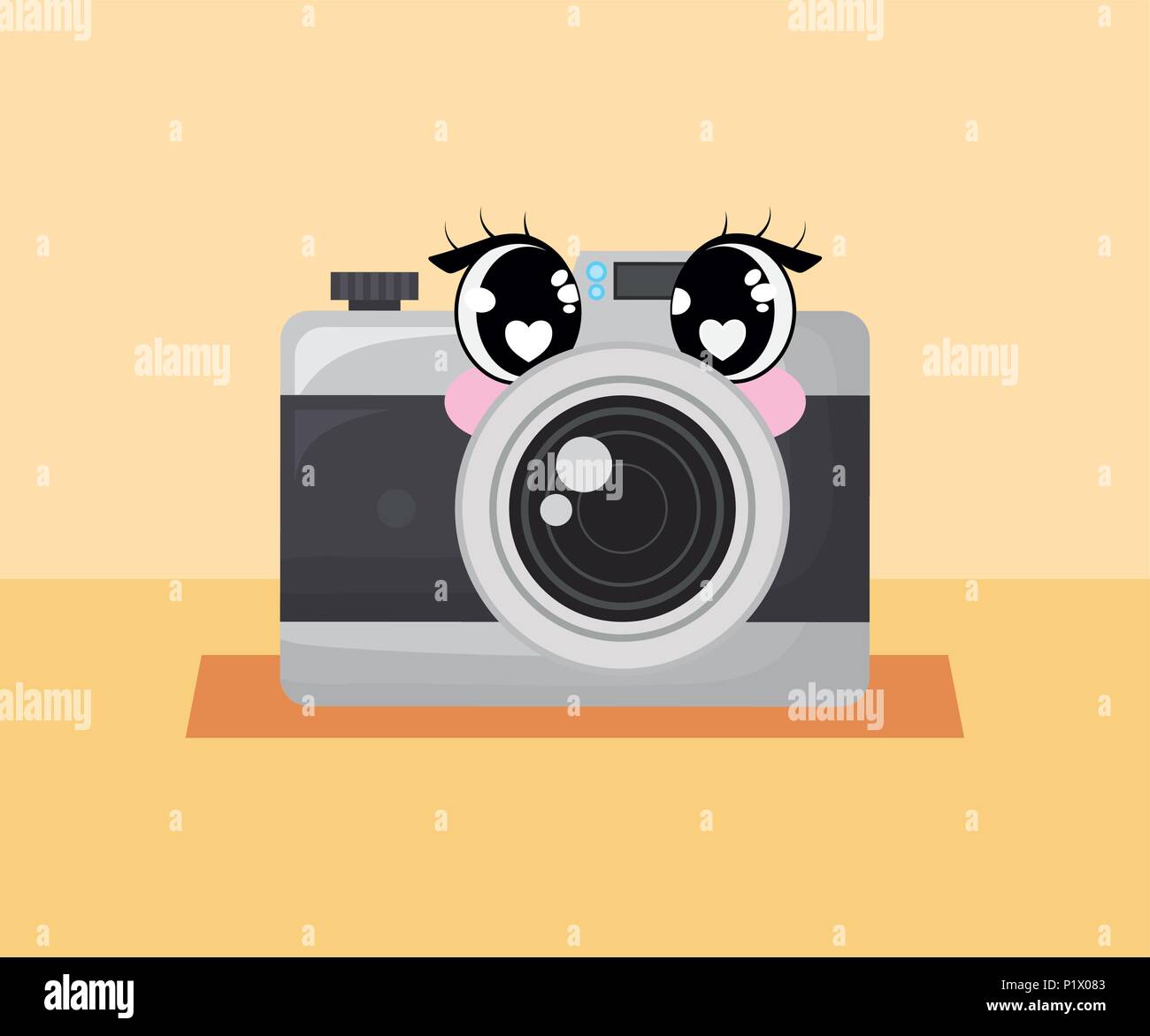 Kawaii photographic camera icon hi-res stock photography and images - Alamy