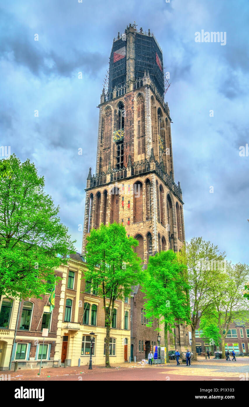 View of the Dom Tower of Utrecht, the Netherlands Stock Photo - Alamy