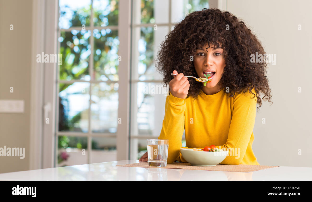 Woman Eating Salad Angry High Resolution Stock Photography and Images ...