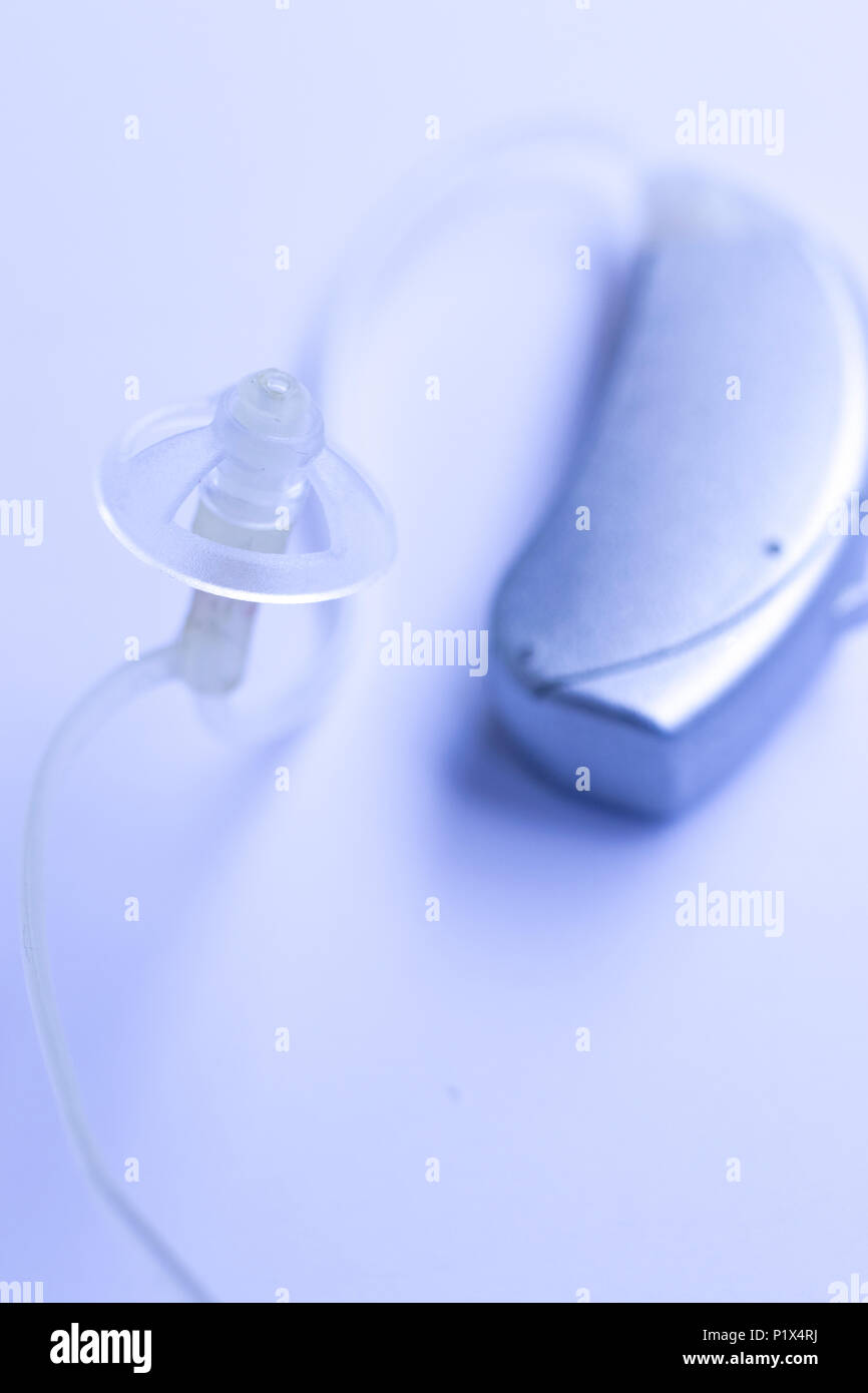 Digital modern technology hearing aid device to help the deaf and har ...
