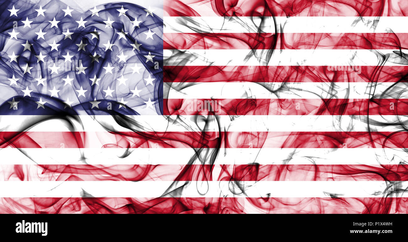 United States of America smoke flag, American flag, USA flag Stock ...
