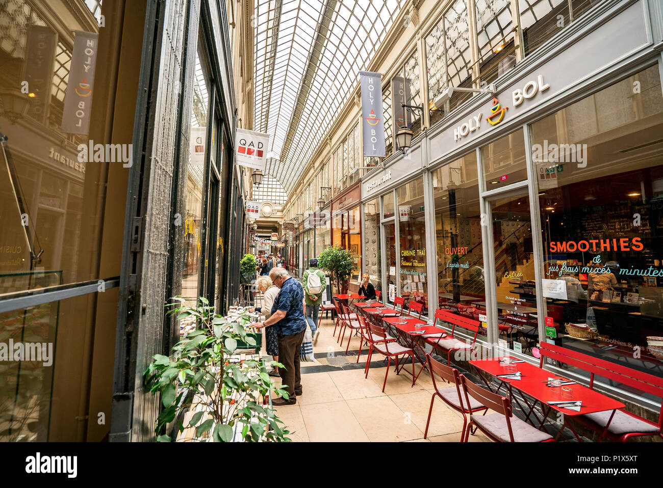 Paris Covered Passages Stock Photo - Alamy