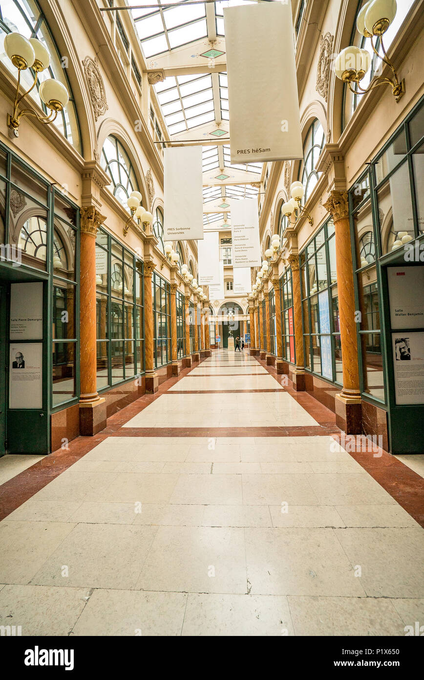Paris Covered Passages Stock Photo - Alamy