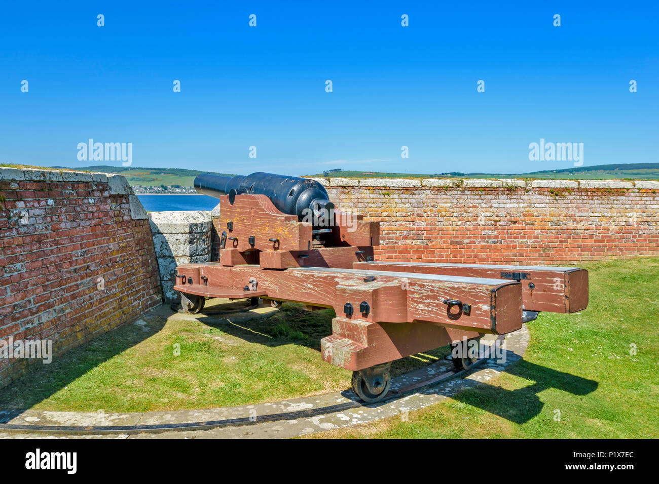 FORT GEORGE ARDERSIER INVERNESS SCOTLAND VIEW FROM FORT WITH LARGE ...