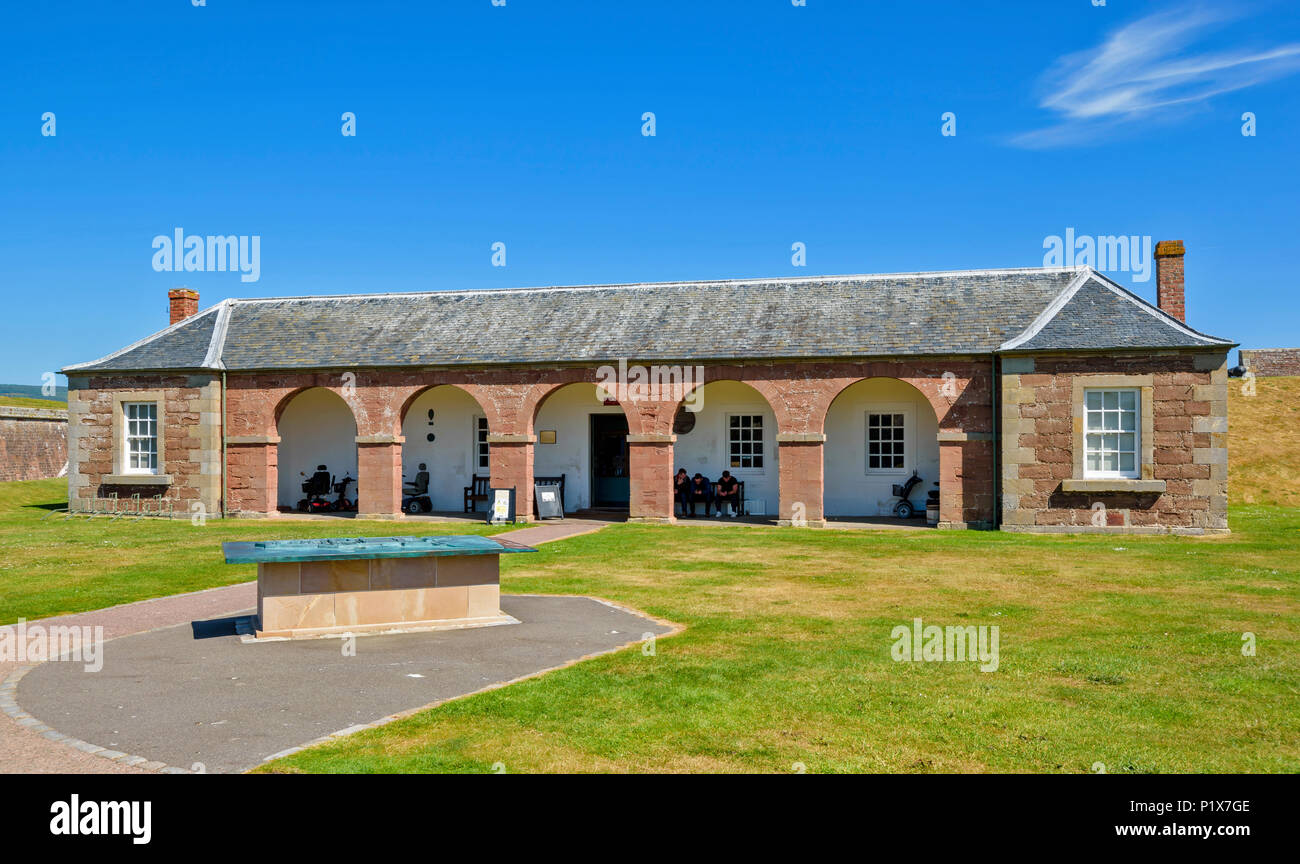 FORT GEORGE INVERNESS SCOTLAND ENTRANCE AND TICKET OFFICE BUILDING ...