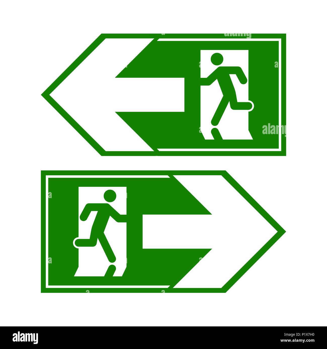 Emergency exit sign. Man running out fire exit Stock Vector Image & Art ... Emergency exit sign. Man running out fire exit Stock Vector Image & Art ...