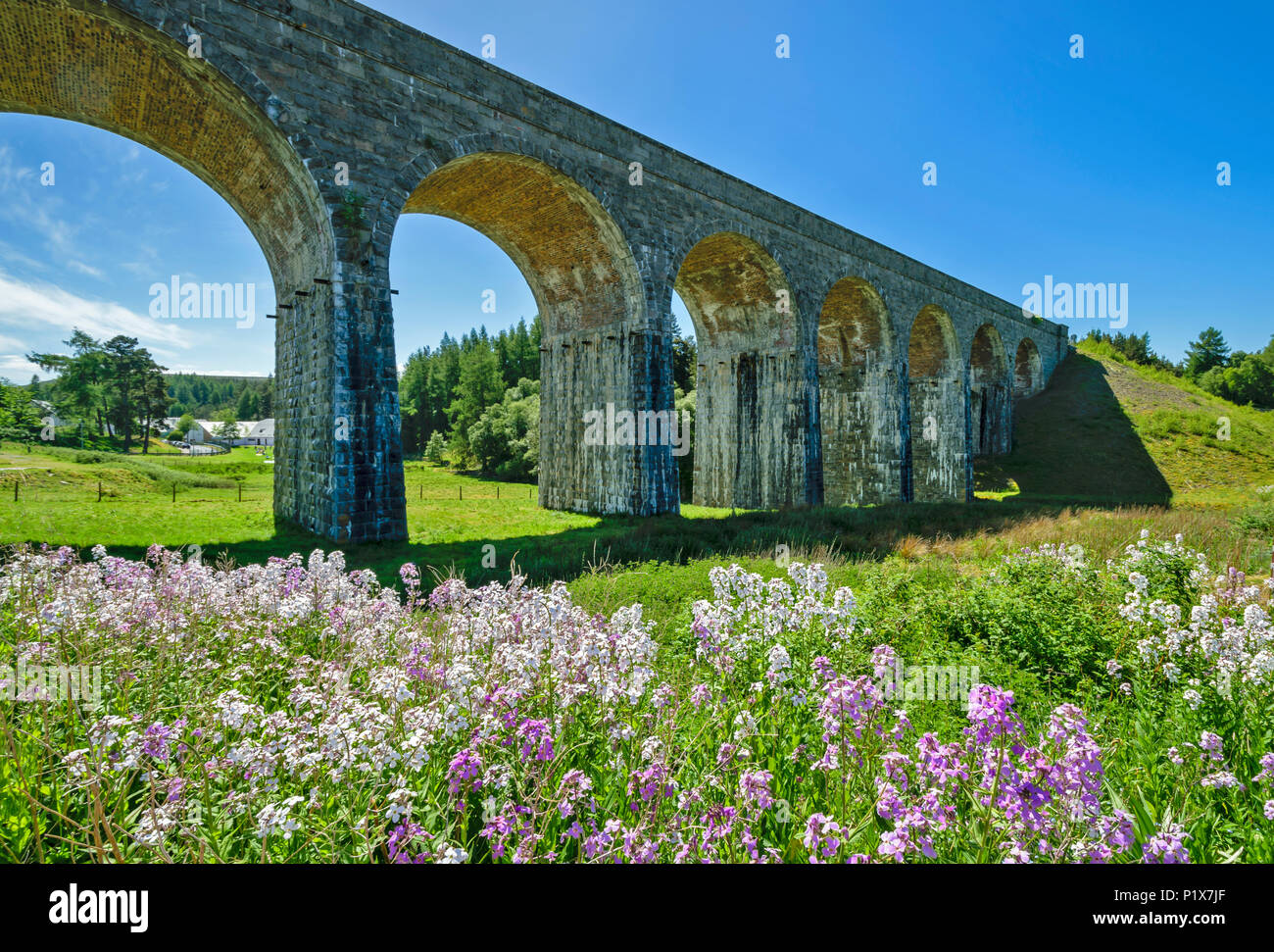 Tomatin viaduct hi-res stock photography and images - Alamy