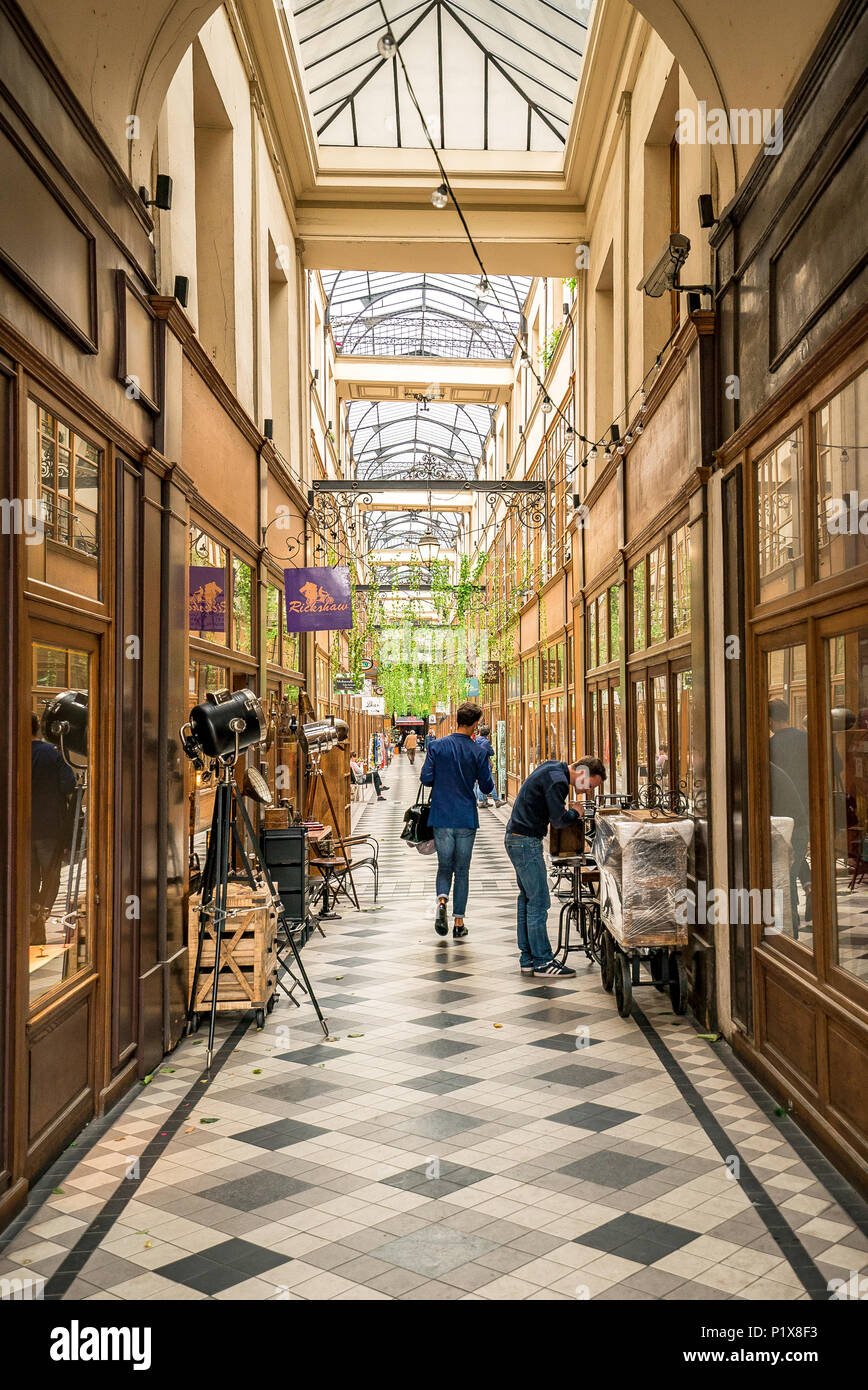 Passage du Grand Cerf in the 2nd arrondissement, is one of Paris ...