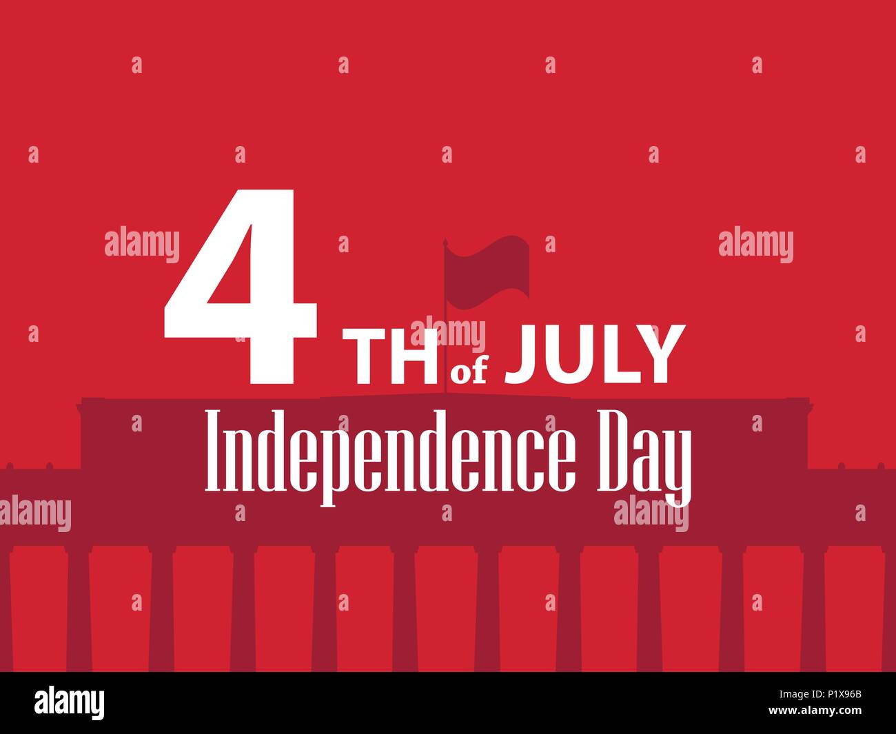 Independence Day 4th Of July Patriotic Greeting Card Us Holiday