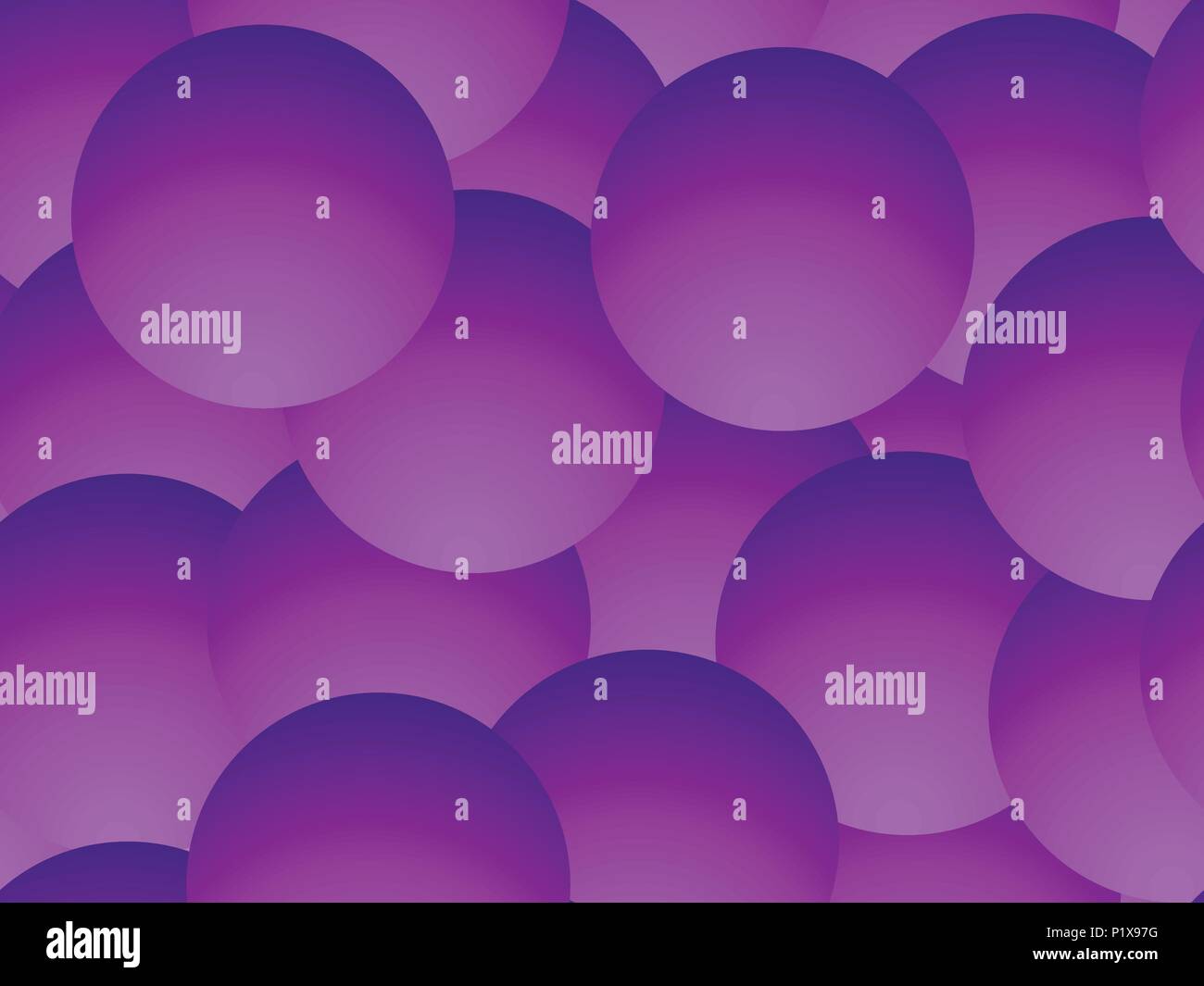 Violet gradient balls seamless pattern. Abstract geometric background ...