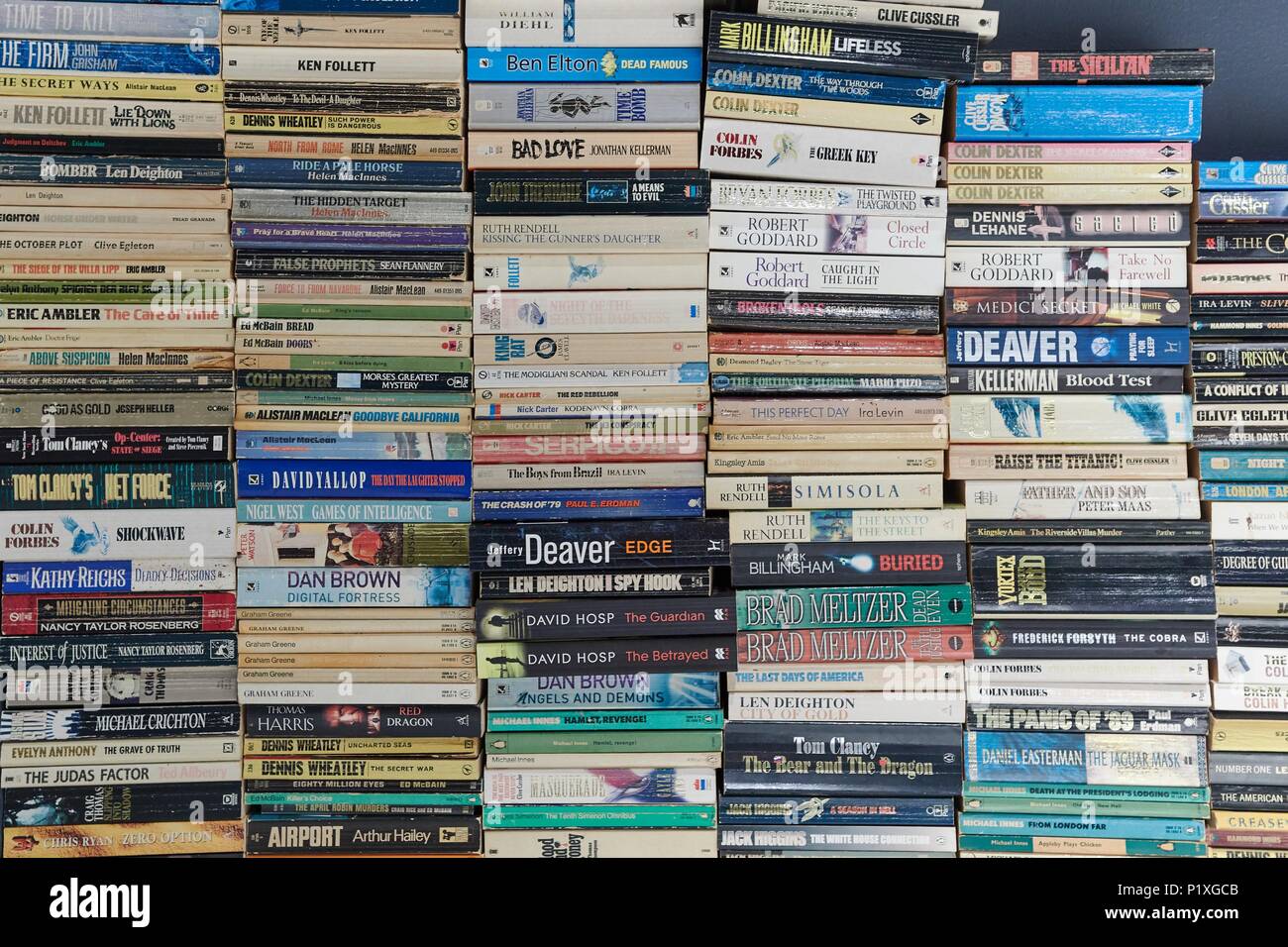 Book exchange place Stock Photo - Alamy