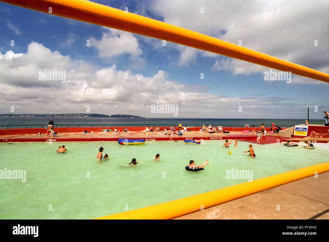 The seawater lido at Shoalstone, Brixham, Devon Stock Photo - Alamy