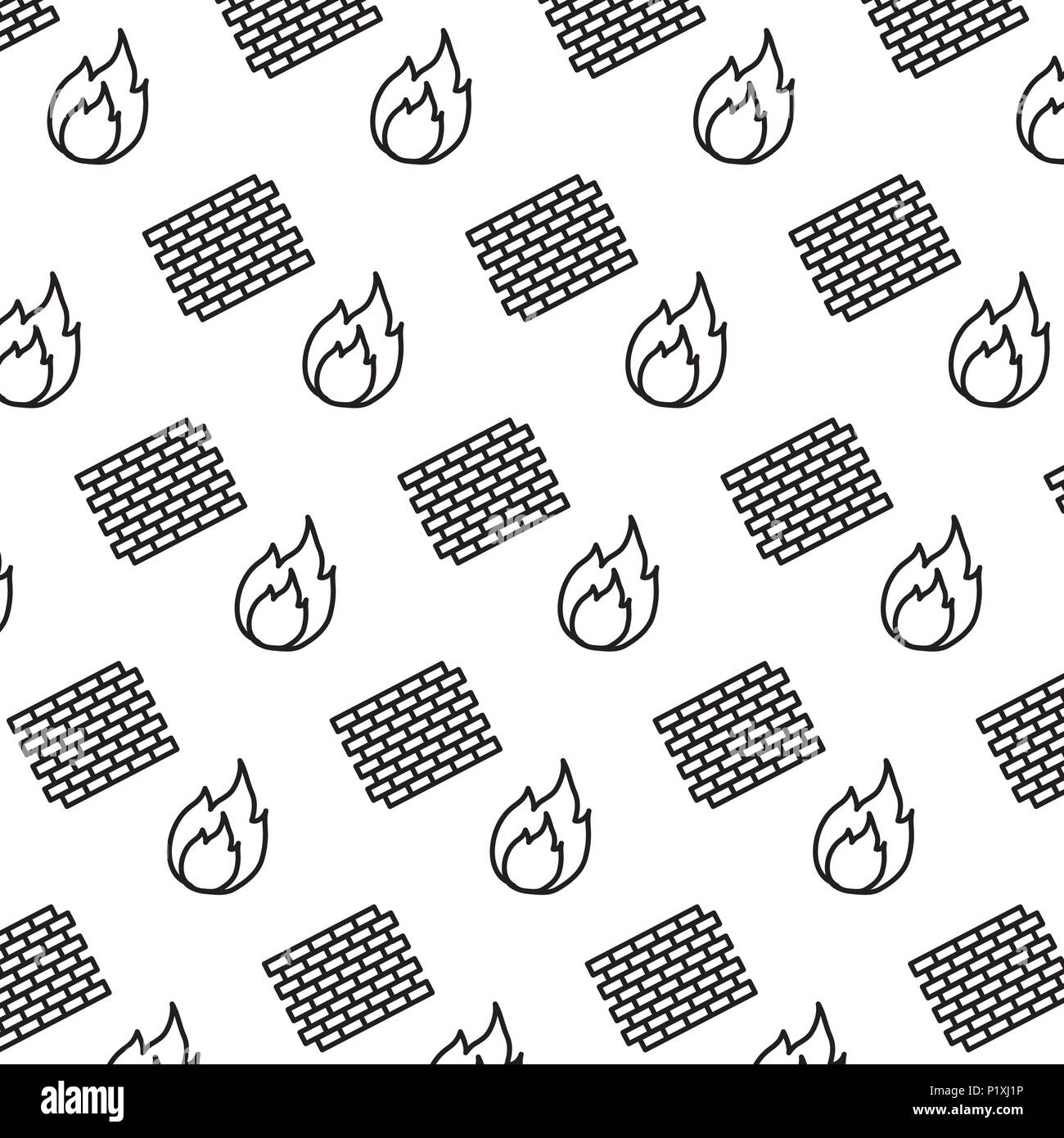 Burnt bricks Stock Vector Images - Alamy