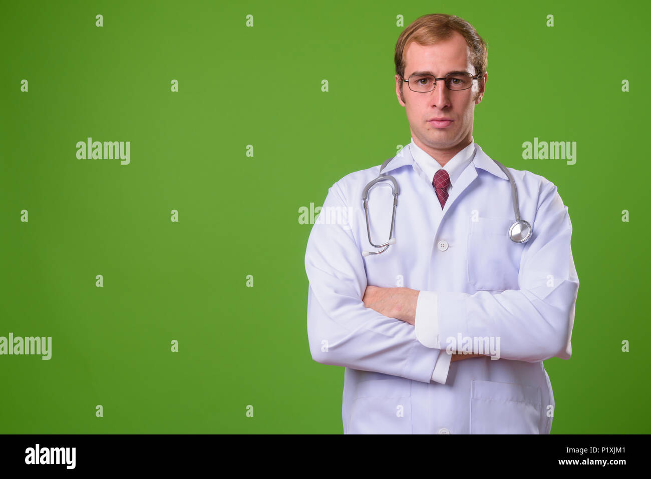 Young doctor green screen hi-res stock photography and images - Alamy