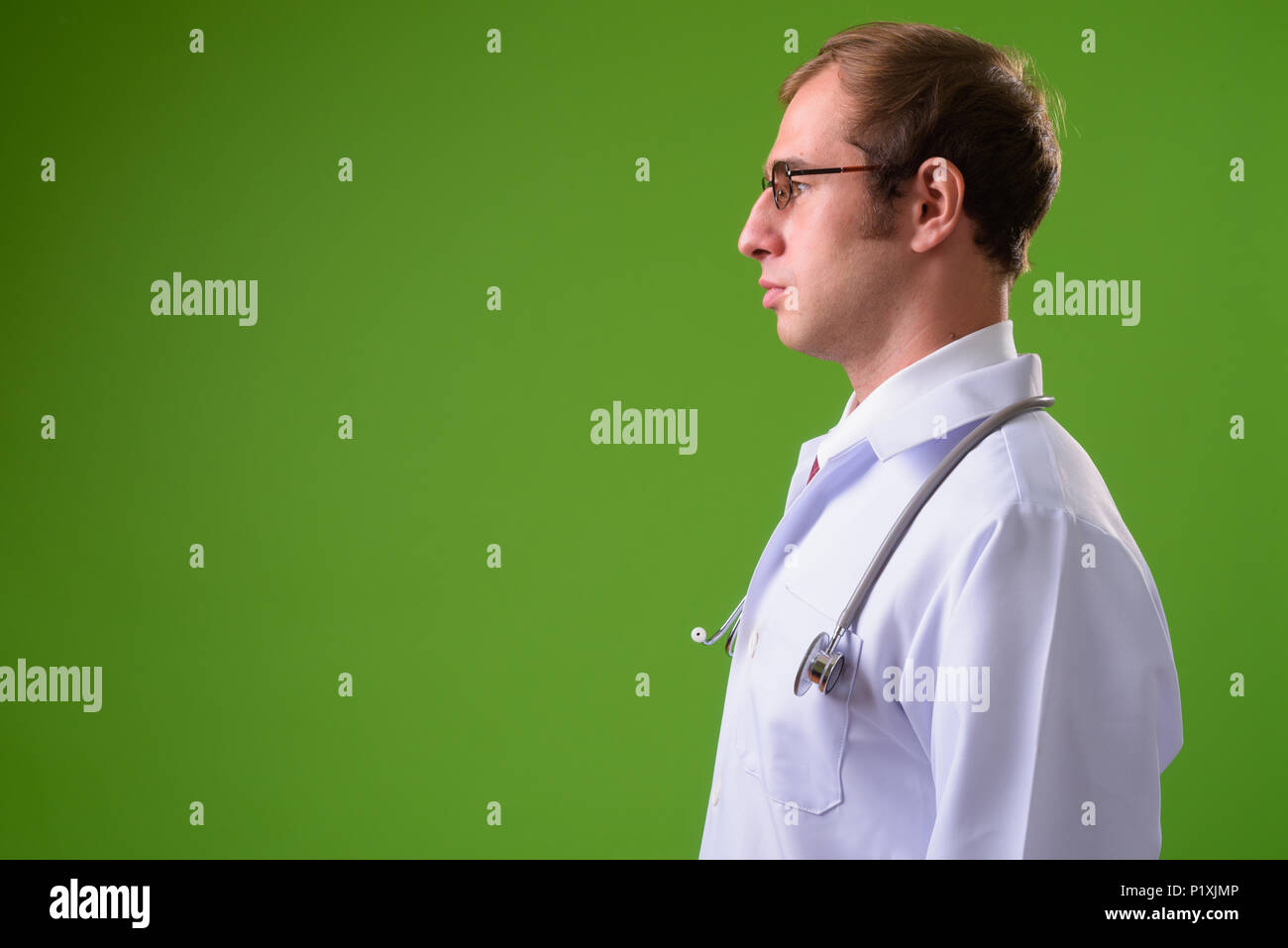 Young doctor green screen hi-res stock photography and images - Alamy