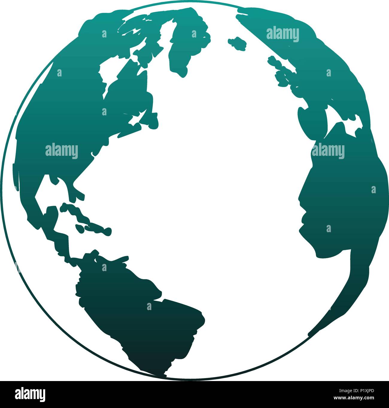 Planet earth with graph lines hi-res stock photography and images - Alamy