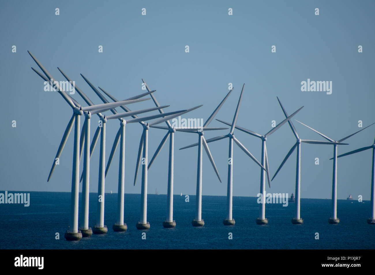 Copenhagen denmark offshore wind farm hi-res stock photography and ...