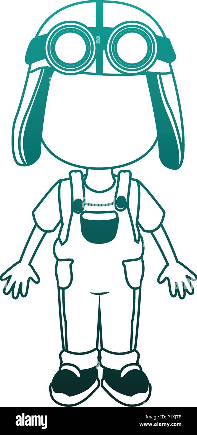 Boy aviator hat Stock Vector Images - Alamy