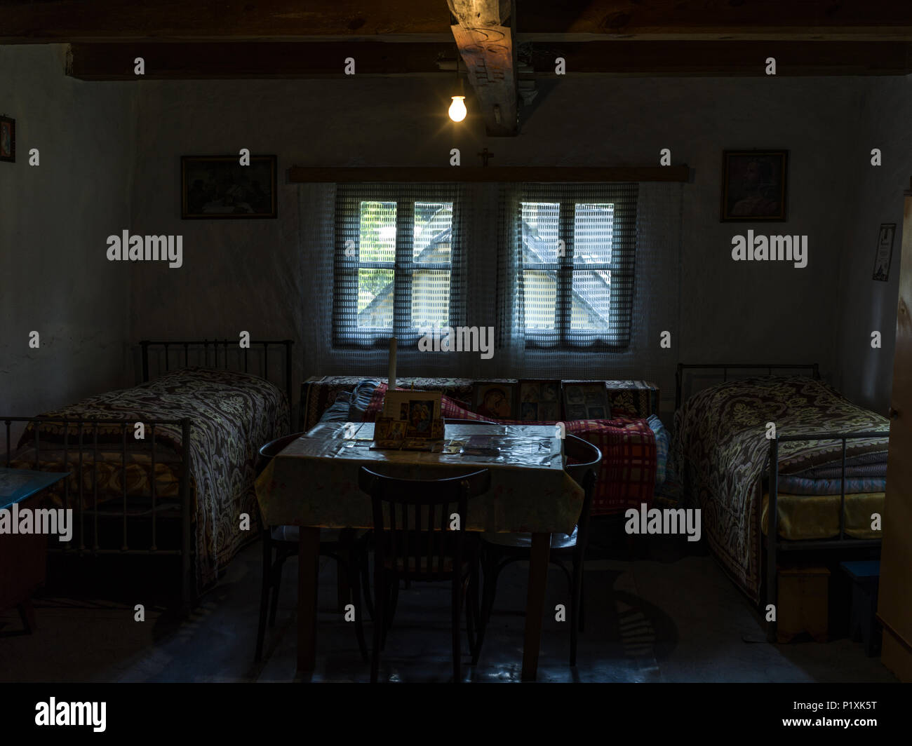 Vasil Zizak and his house Stock Photo - Alamy