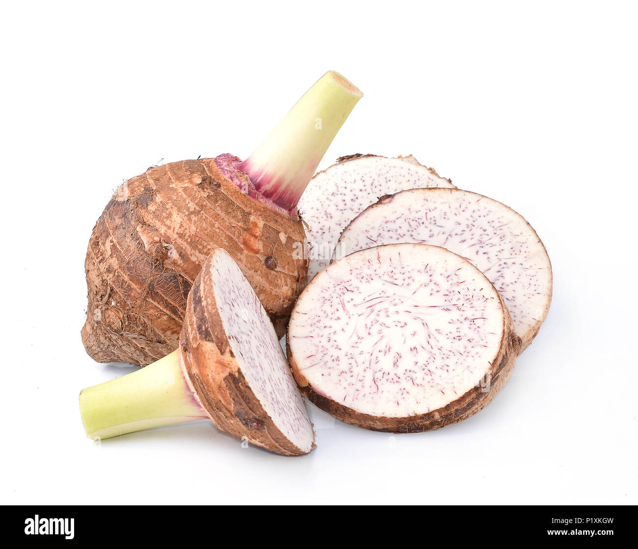 Taro corms Cut Out Stock Images & Pictures - Alamy