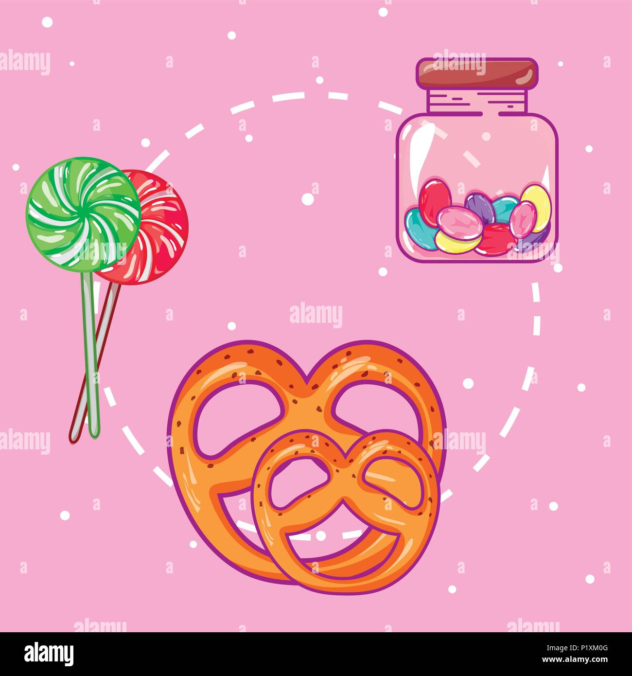 Set of candies Stock Vector Image & Art - Alamy