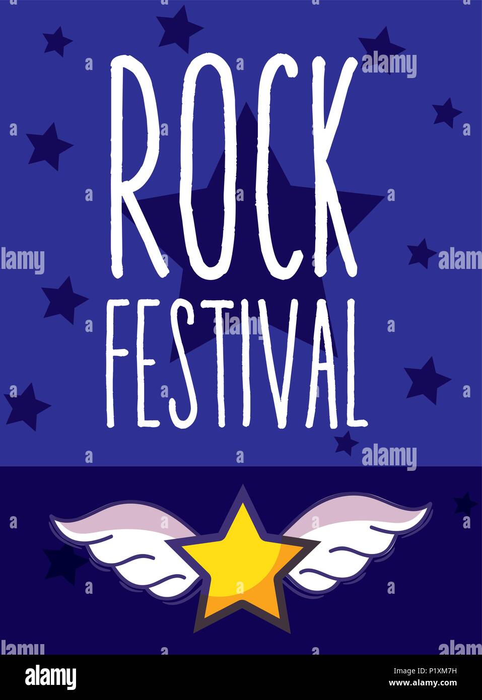 Rock festival cartoon Stock Vector Image & Art - Alamy