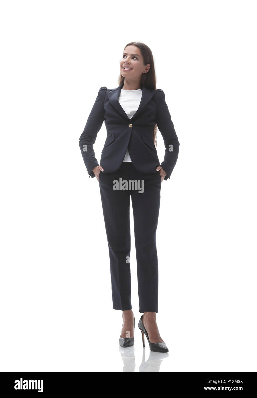 Bottom view confident senior hi-res stock photography and images - Alamy