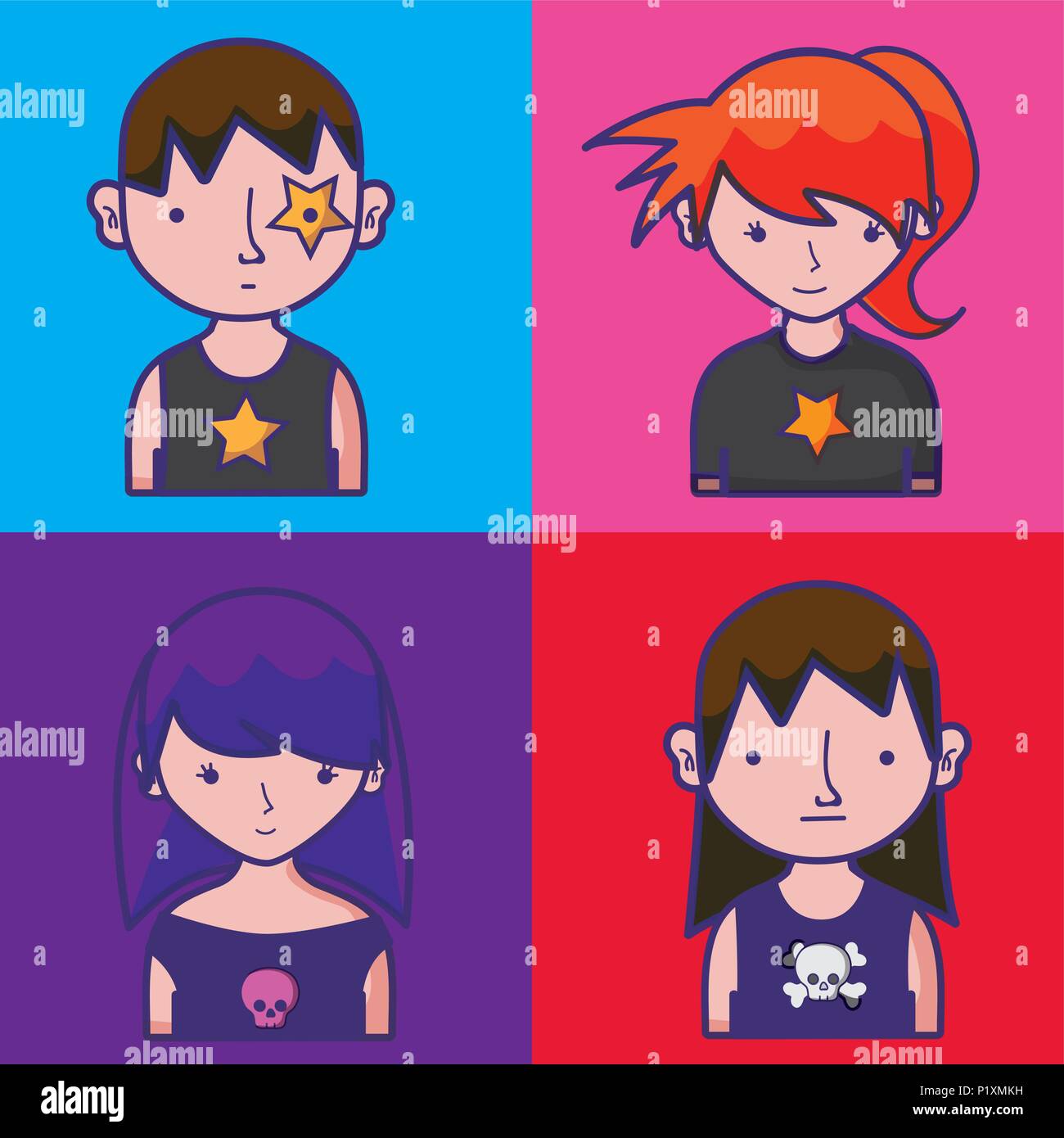 Rockers Stock Vector Images - Alamy