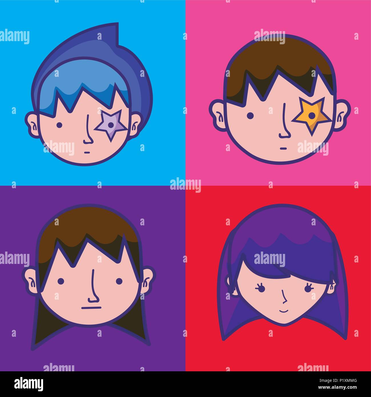 Rockers Stock Vector Images - Alamy