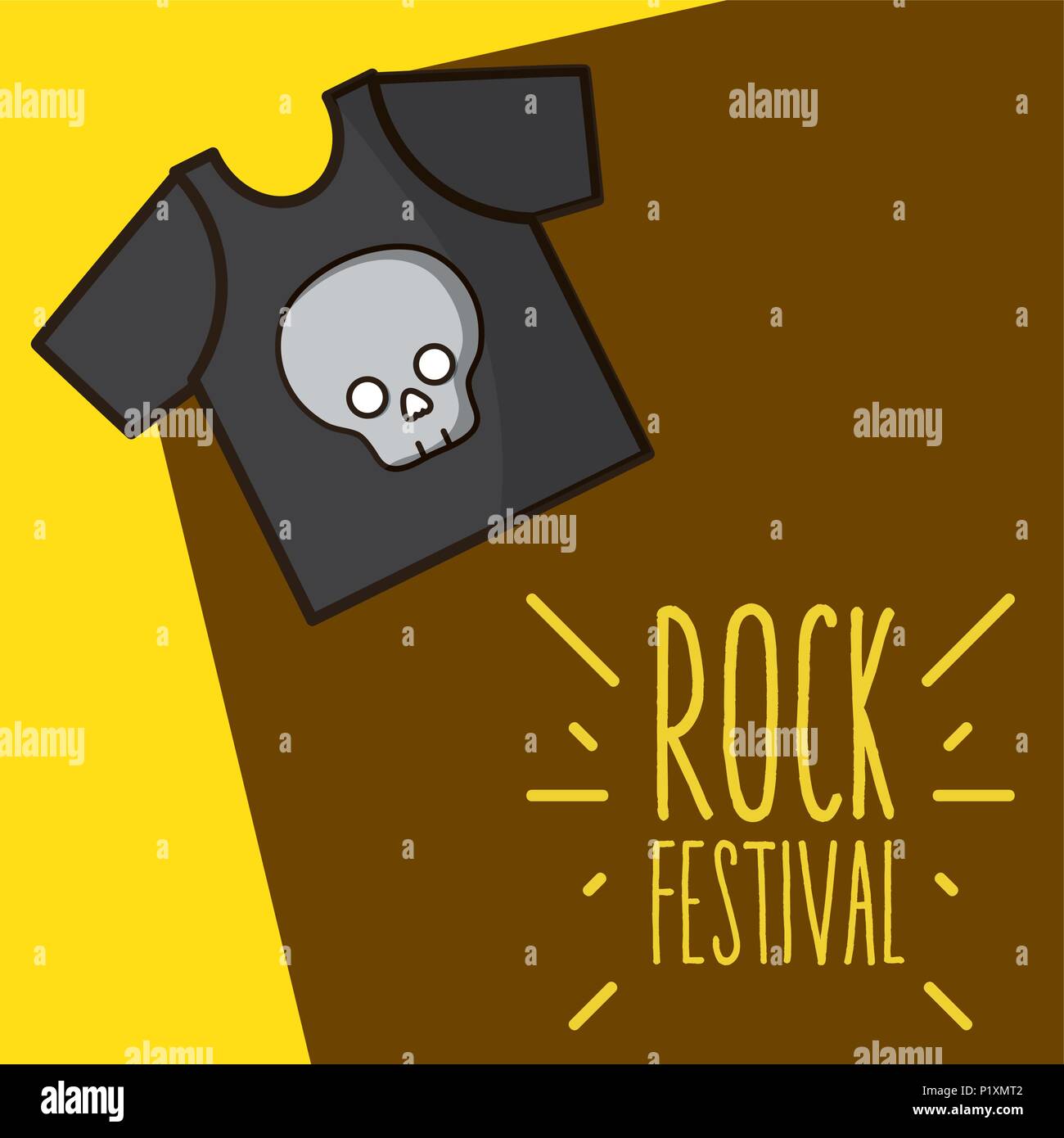 Rock festival cartoon Stock Vector Image & Art - Alamy