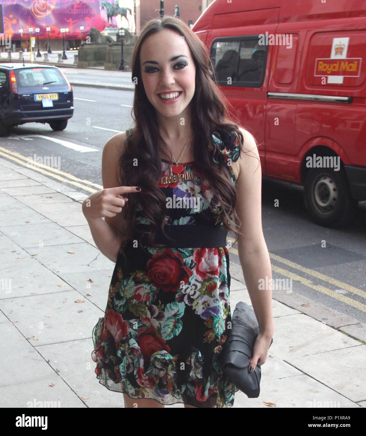 Liverpool,uk Stephanie Davies attends various events in Liverpool ...