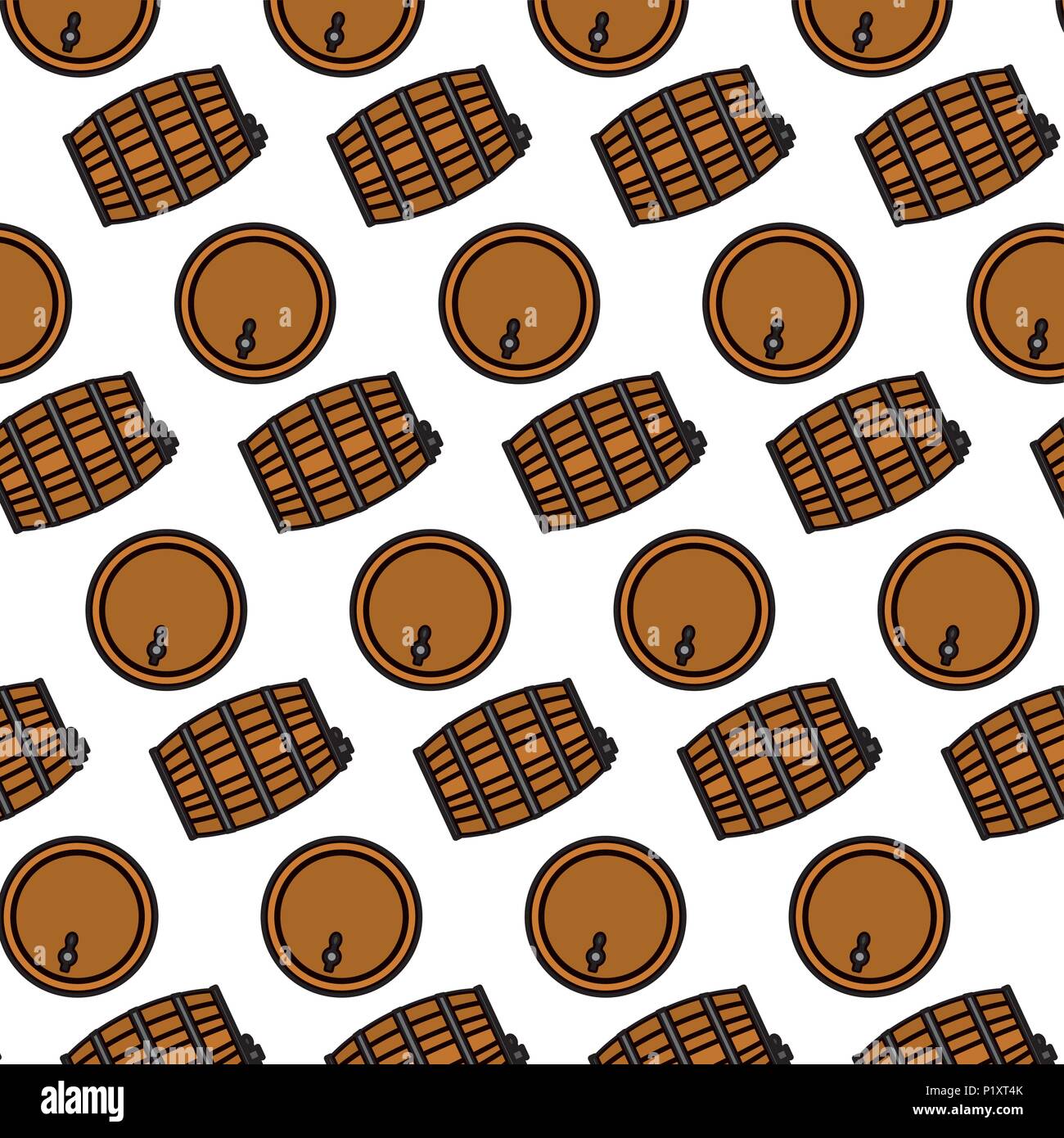 Alcoholic barrels Stock Vector Images - Alamy