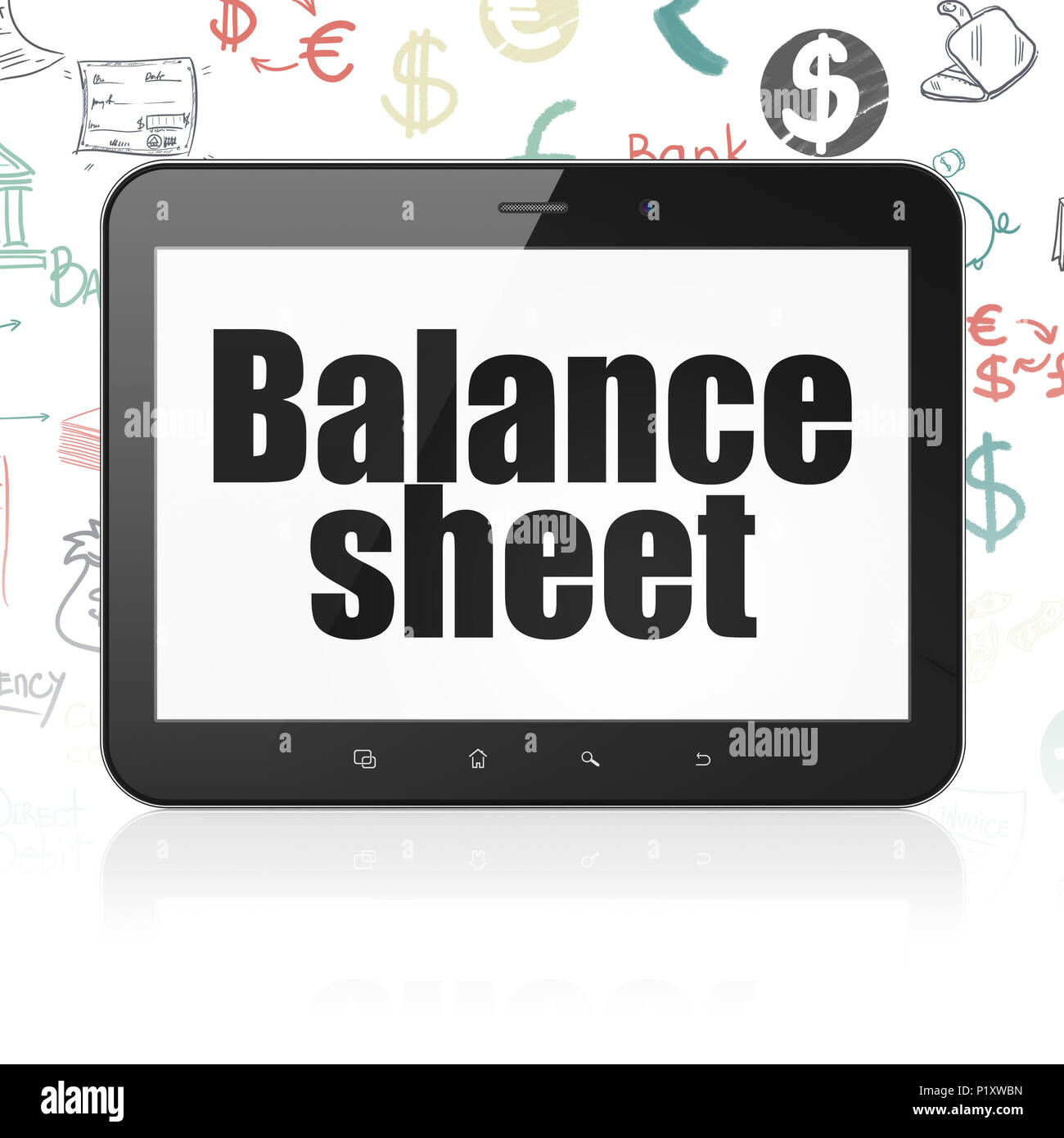 Balance sheet computer screen hi-res stock photography and images - Alamy