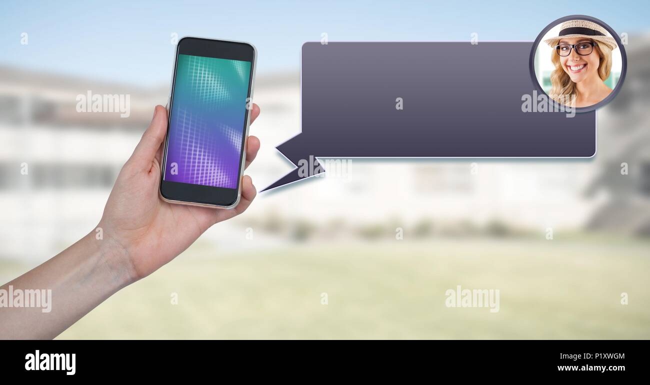 Smart messaging app hi-res stock photography and images - Alamy