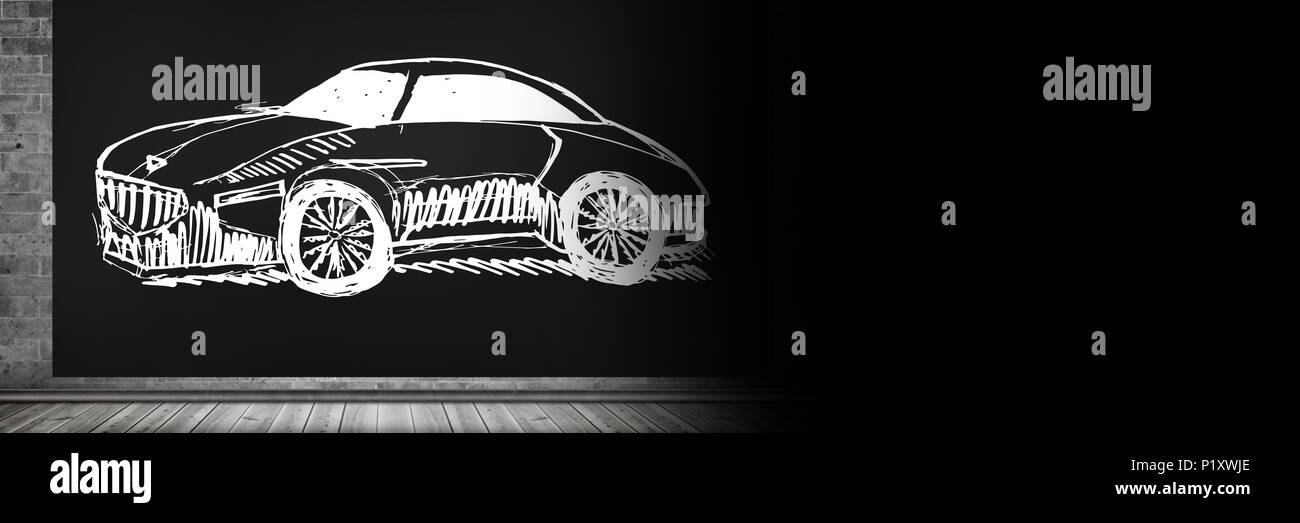 Sketch of car hand drawing Stock Photo - Alamy