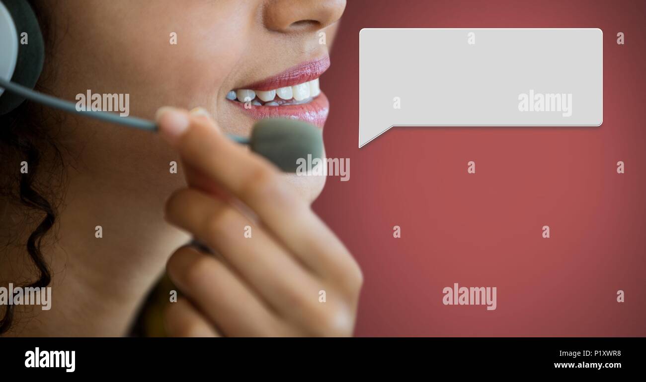 3d white people blank bubble hi-res stock photography and images - Alamy