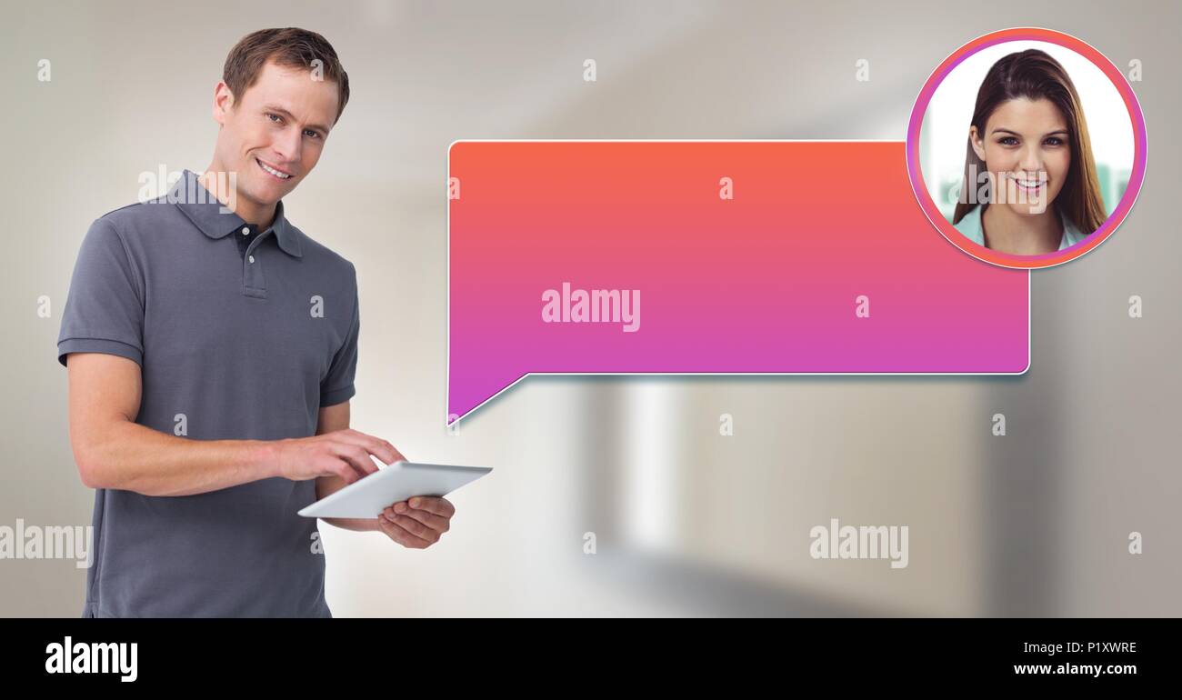 Profile of young woman framed by her light brown hair hi-res stock ...