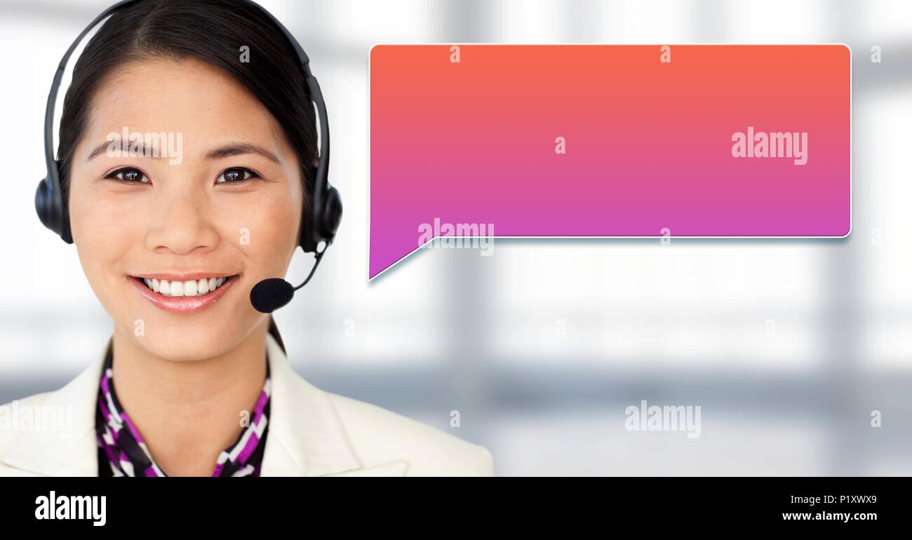 Beautiful business customer service woman hi-res stock photography and ...