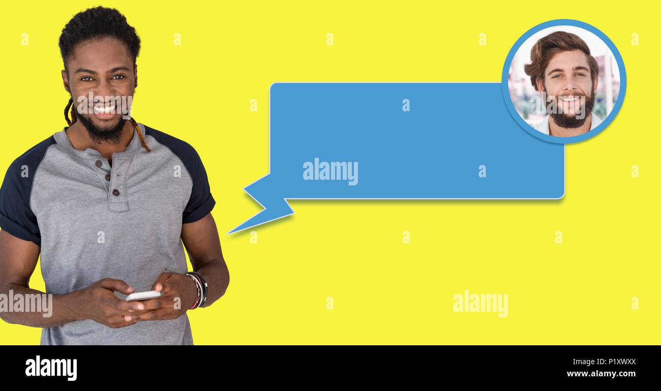 Human messaging hi-res stock photography and images - Alamy