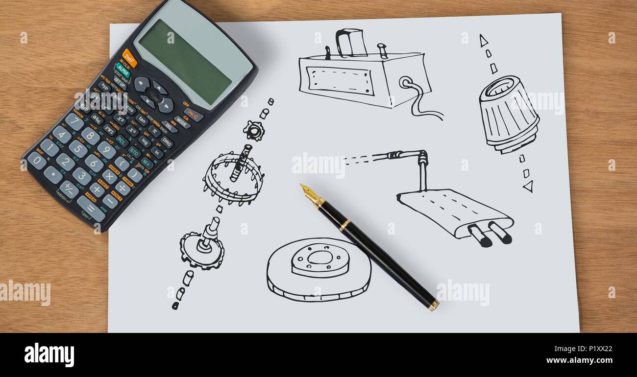 Car engineering drawing hi-res stock photography and images - Alamy